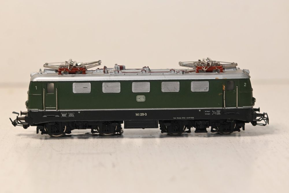 Modellbahn E-Lok BR 141 DB grün, Märklin HO/AC mit OVP läuft (Gebraucht ...