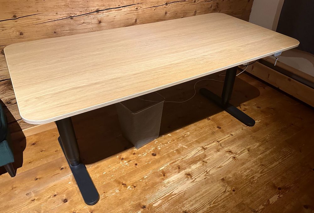 IKEA BEKANT, Stehtisch Tisch, Eiche/Schwarz | Kaufen auf Ricardo