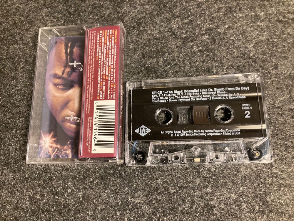 Spice 1-The Black Bossalini (aka Dr. Bomb From Da Bay) (MC) (Gebraucht ...