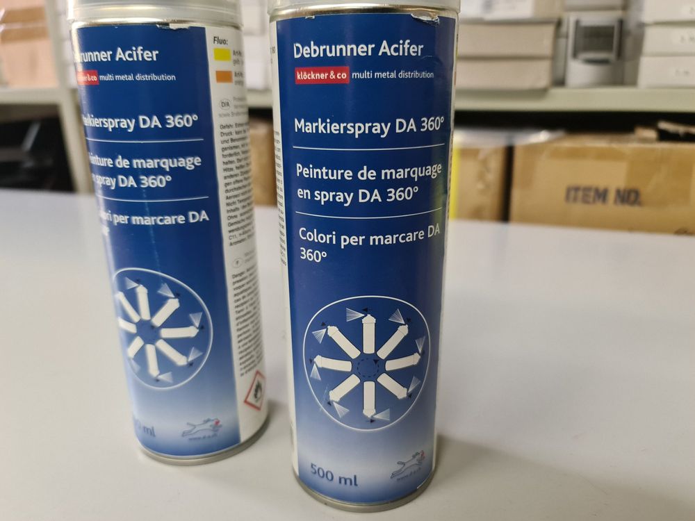 Profi Debrunner Acifer Markierspray DA 360° 500ml neu ab 1.- (Neu (gemäss Beschreibung)) in ...