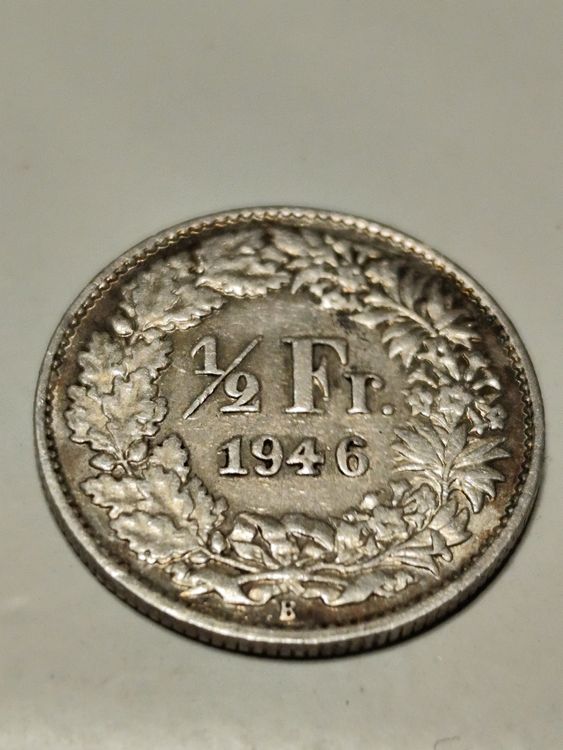 50rappen silber 1946 gleichstehend (Gebraucht) in minusio für CHF 129 – mit Lieferung auf ...