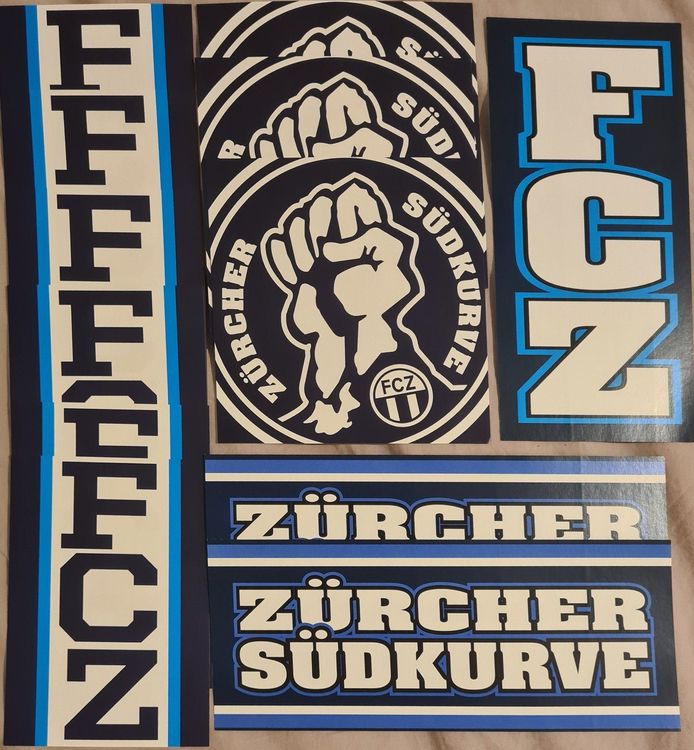 FCZ Südkurve Zürich, 12 Sticker (Neu (gemäss Beschreibung)) in Zürich ...