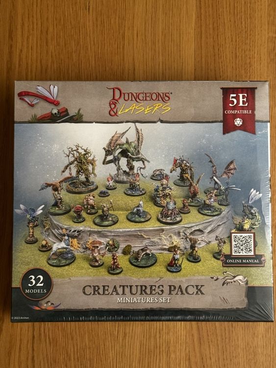 Dungeons & Lasers Miniatures Set - Creatures Pack (Neu und ...