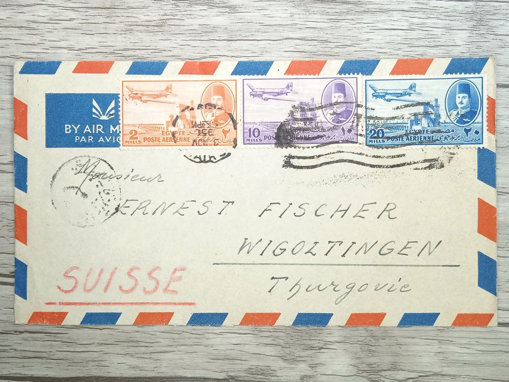 TR87 Enveloppe + Timbre Egypte 195x (Gebraucht) in für CHF 3.95 – mit ...