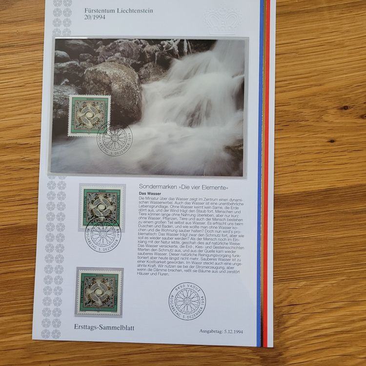 Documente Fürstentum Liechtenstein Vaduz 1994 (Gebraucht) in Biel/Bienne für CHF 1 – mit ...