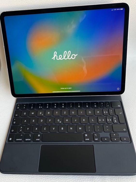 Pad Pro 11″, 3. Gen. 2021 - 256GB - 5G mit Magic Keyboard (Gebraucht ...
