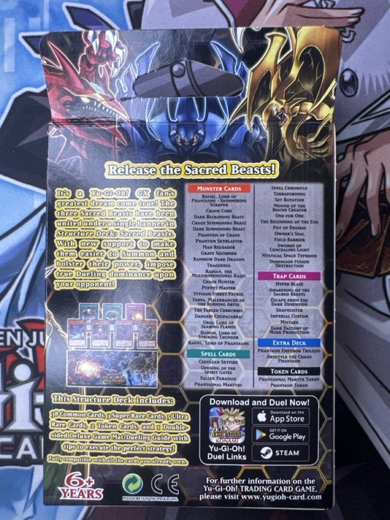 Yu-Gi-Oh! Structure Deck / Sacret Beasts / OVP-Selaed 🇬🇧 (D'occasion) à ...