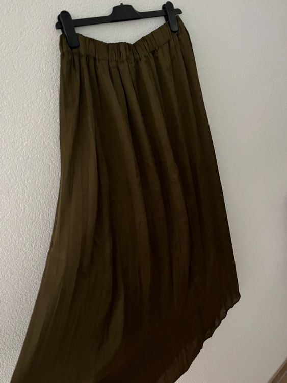 Jupe longue kaki taille élastique | Kaufen auf Ricardo