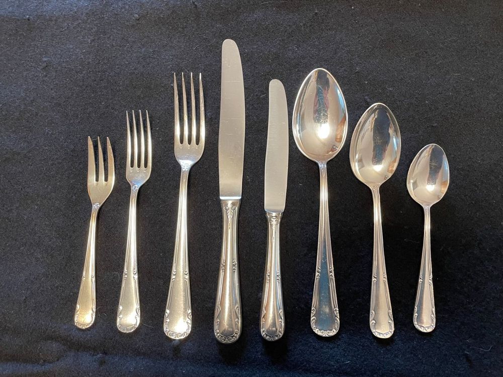 Silberbesteck Sola 100er für 12 Personen (Gebraucht) in Frenkendorf für CHF 190.3 – mit ...