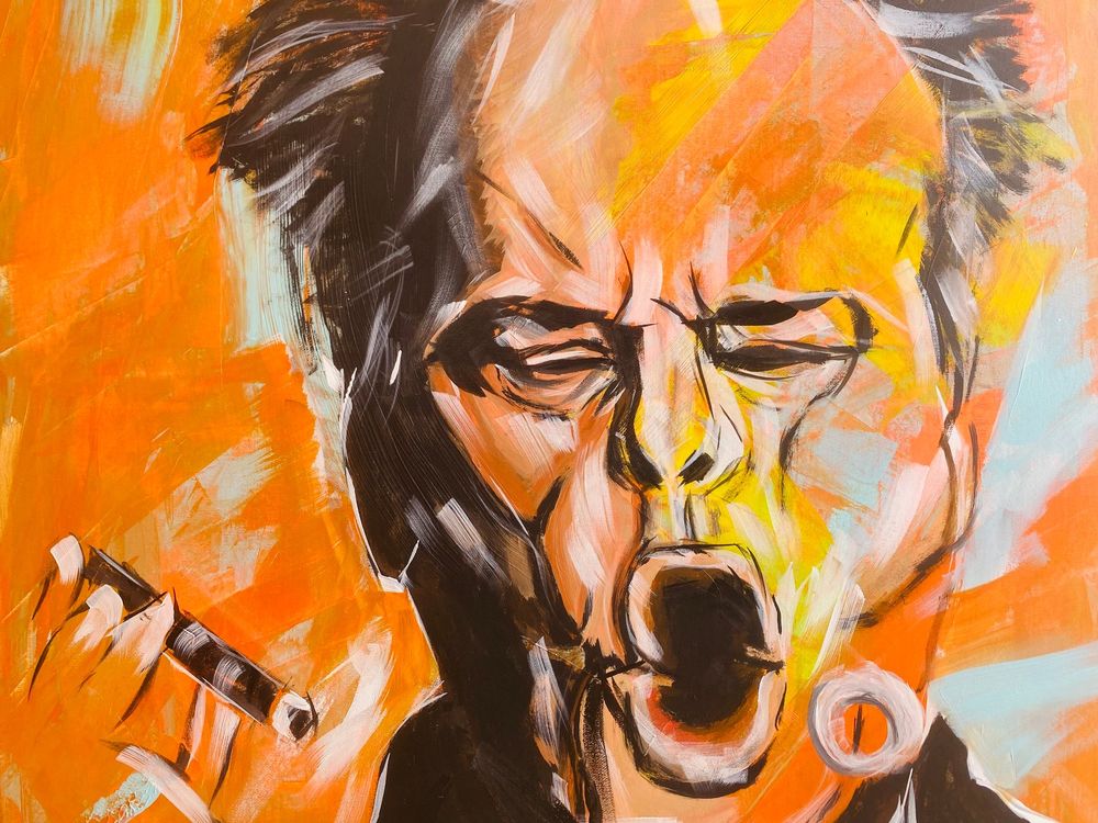 Acryl Jack Nicholson 70 x 70 cm (Gebraucht) in St. Gallen für CHF 50 ...