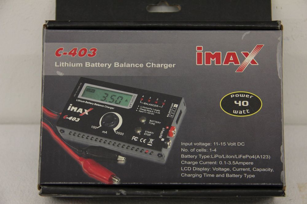 Lithium Battery Balance Charger C-403 von imax (Neu und ...