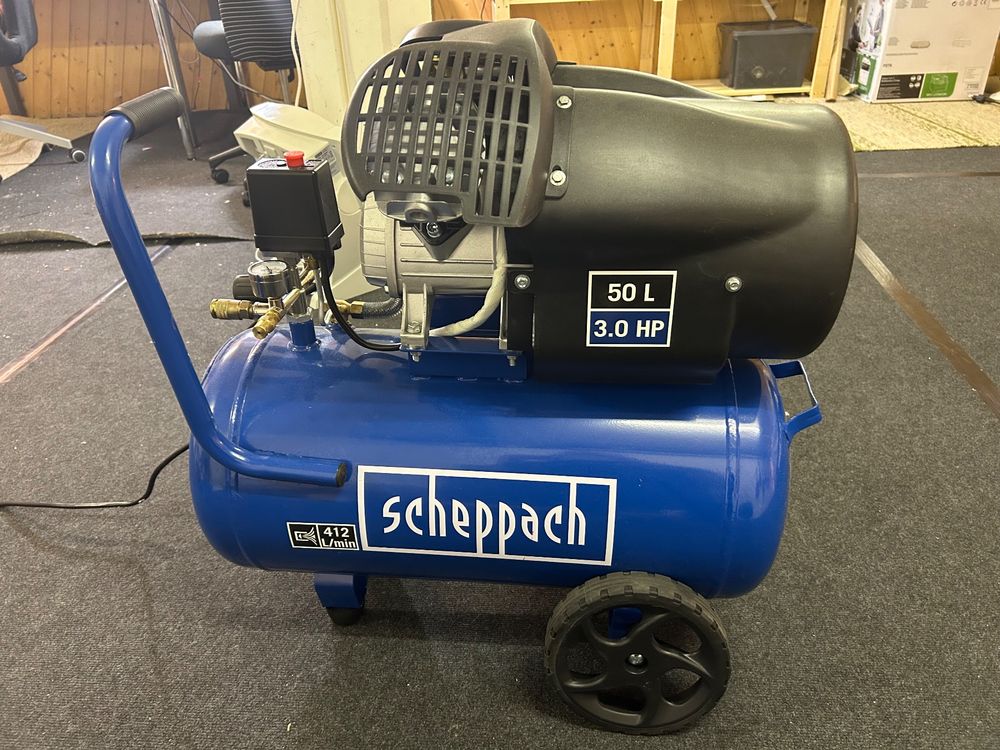 Scheppach HC53DC Druckluftkompressor 50L / 10 Bar (Gebraucht) in ...