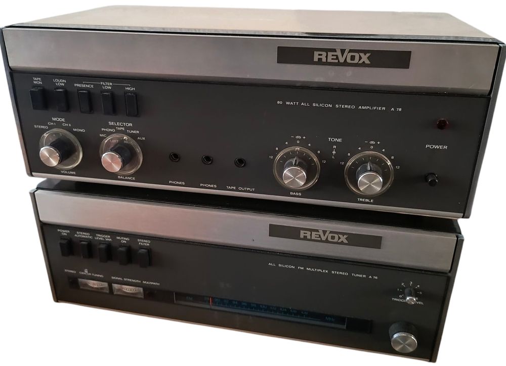 Revox A78 Verstärker und A76 Tuner inkl. Boxen (Gebraucht) in Ziefen für CHF 61 – nur Abholung ...
