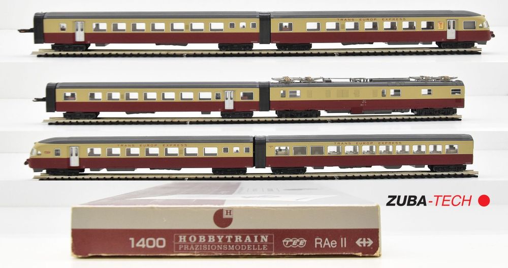 Hobbytrain 1400 E-Triebzug Rae II SBB TEE Spur N GS mit OVP (Gebraucht ...