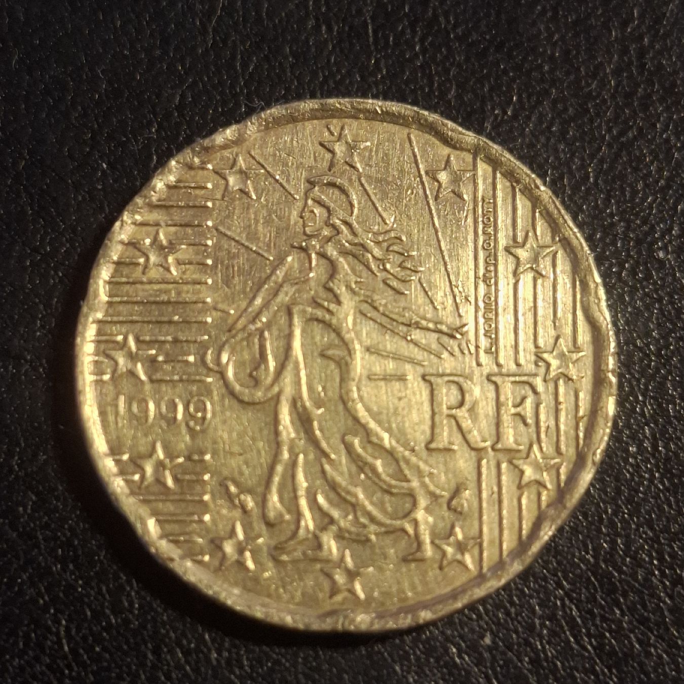 Pièce rare de 20 centimes d'euro, France, année 1999 (D'occasion) à ...