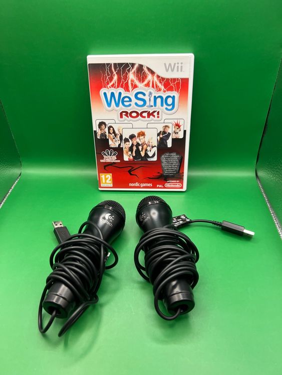We Sing Rock! + 2 Mikros Logitech (Englisch) - Nintendo Wii (Gebraucht ...