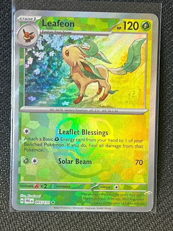 Leafeon Masterball 005/131 🇬🇧 Prismatic Evolutions (Neu (gemäss ...