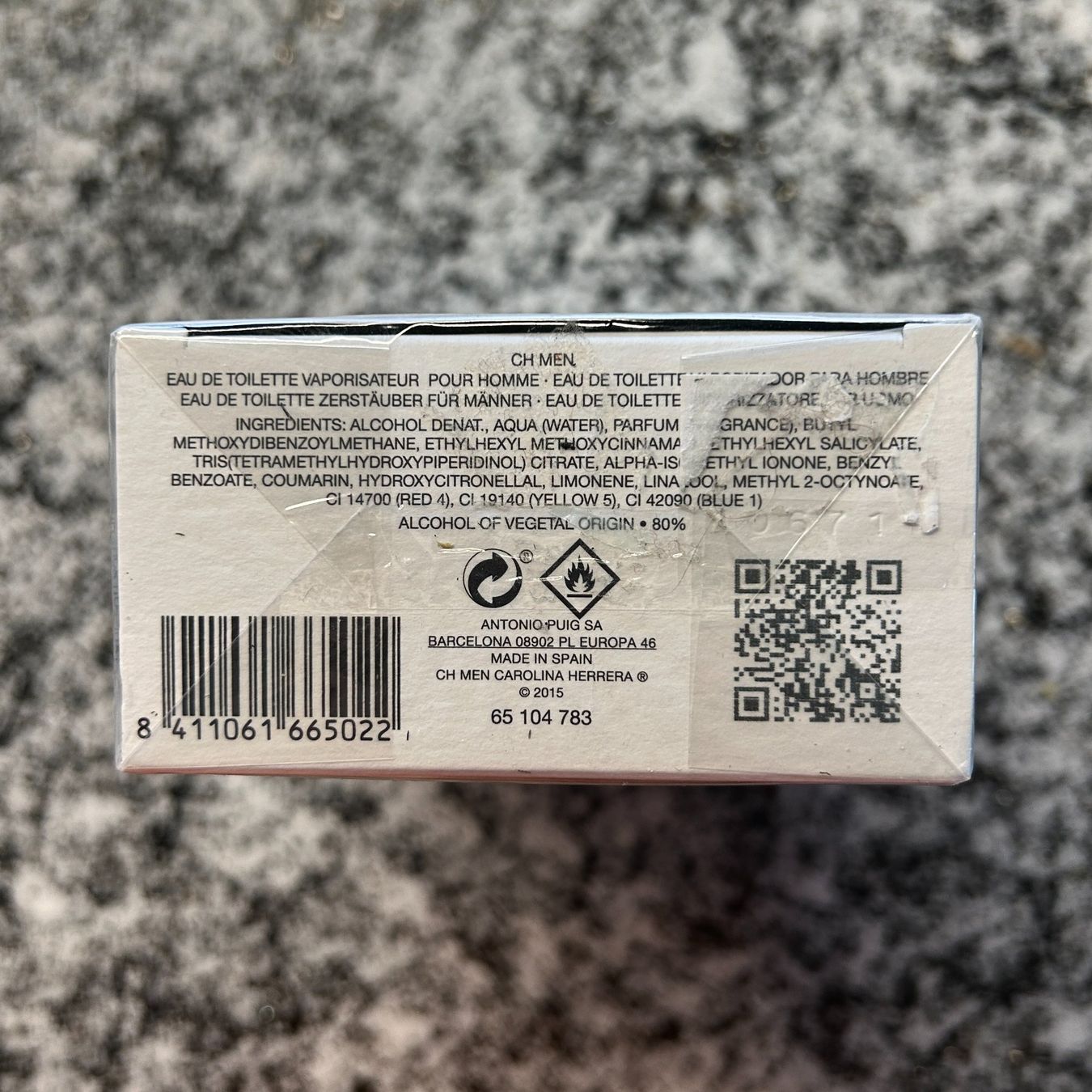 Carolina Herrera CH Men Eau de Toilette 100ml (Neu und originalverpackt ...