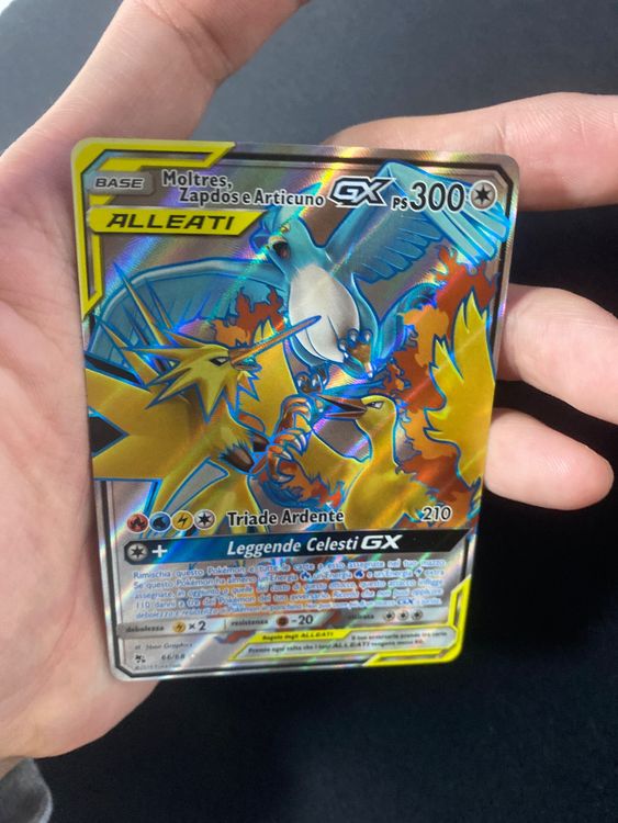 Moltres & Zapdos & Articuno GX 66 - Hidden Fates - ITA (Neu (gemäss ...