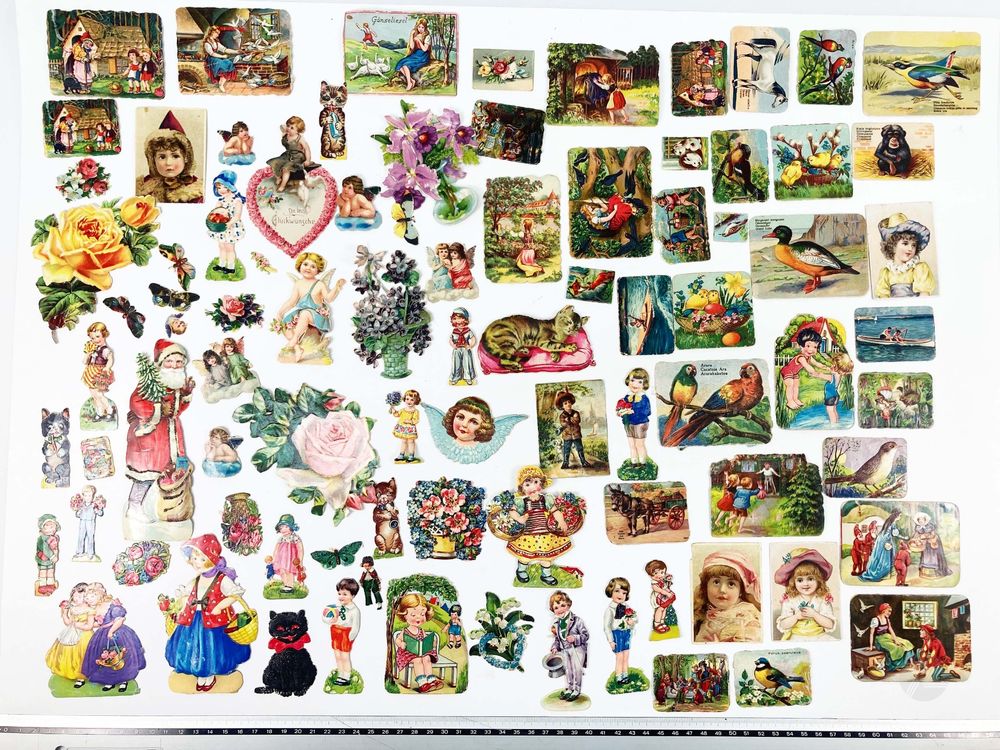 Poesiebilder Glanzbilder Antik 1930s Scrapbook Poesiealbum (Gebraucht) in Wetzikon ZH für CHF 10 ...