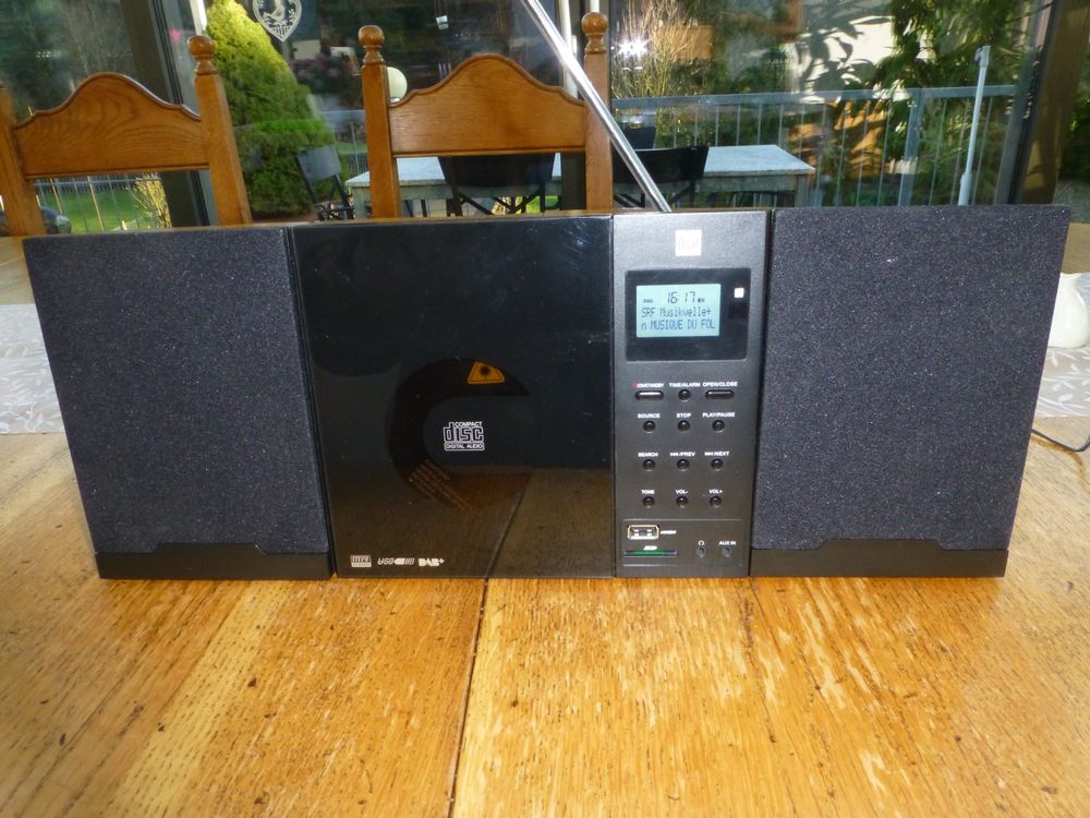 Stereo Vertical Audio System DUAL DAB+ 102, 2x5Watt, CD,USB (Gebraucht ...