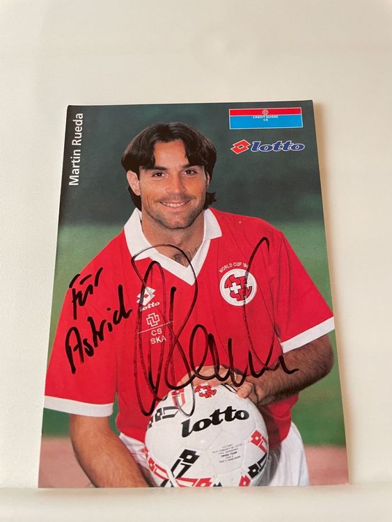 Autogrammkarte Martin Rueda (Gebraucht) in Muttenz für CHF 1 – mit ...