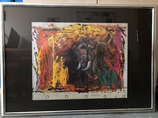 Bild Rolf Knie "Elefant" 105 x 75 cm | Kaufen auf Ricardo