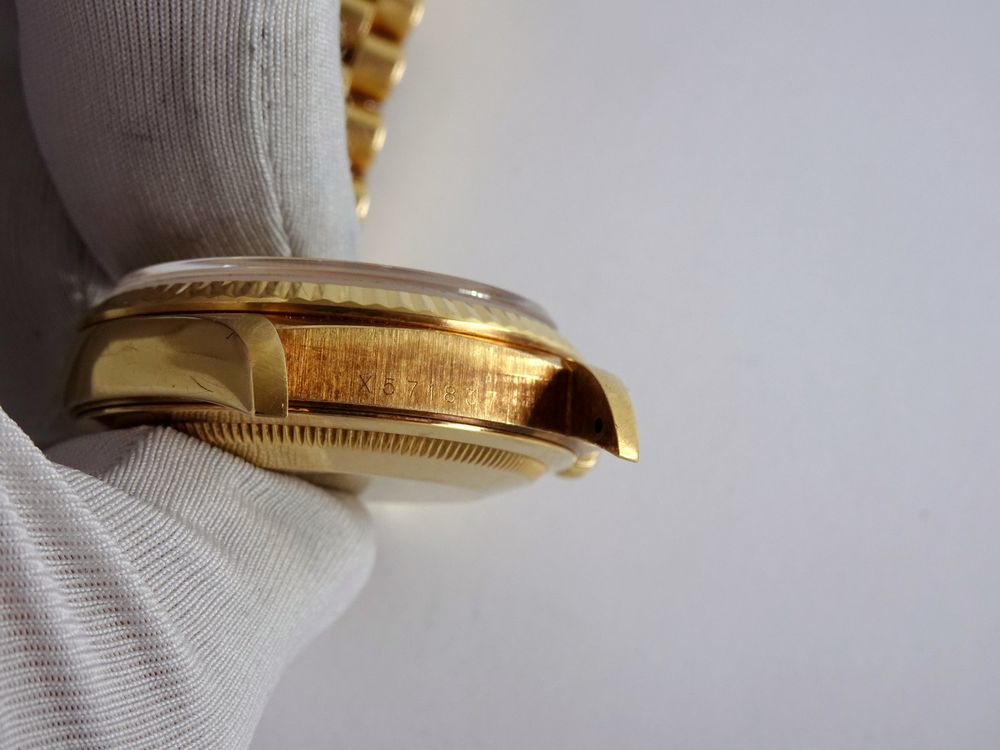 ROLEX DAY-DATE 1991 18K & DIAMANTEN REF. 18238 AUTOMAT (Gebraucht) in Zürich für CHF 22500 – mit ...