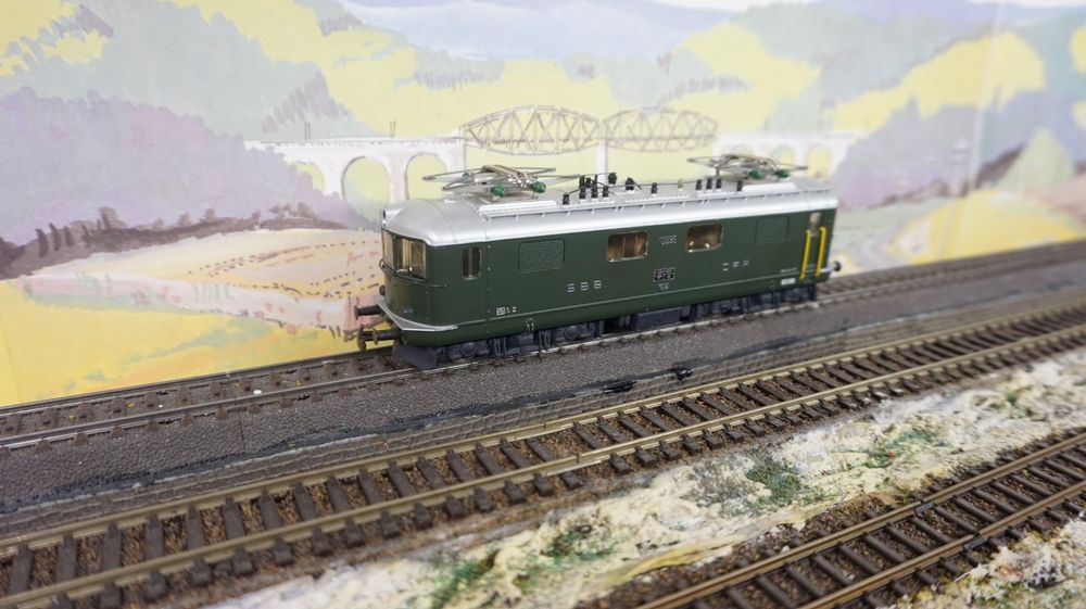 SBB-CFF Re 4/4 I – HO/AC in Ersatz-OVP (Neu (gemäss Beschreibung)) in Tafers für CHF 160 – mit ...