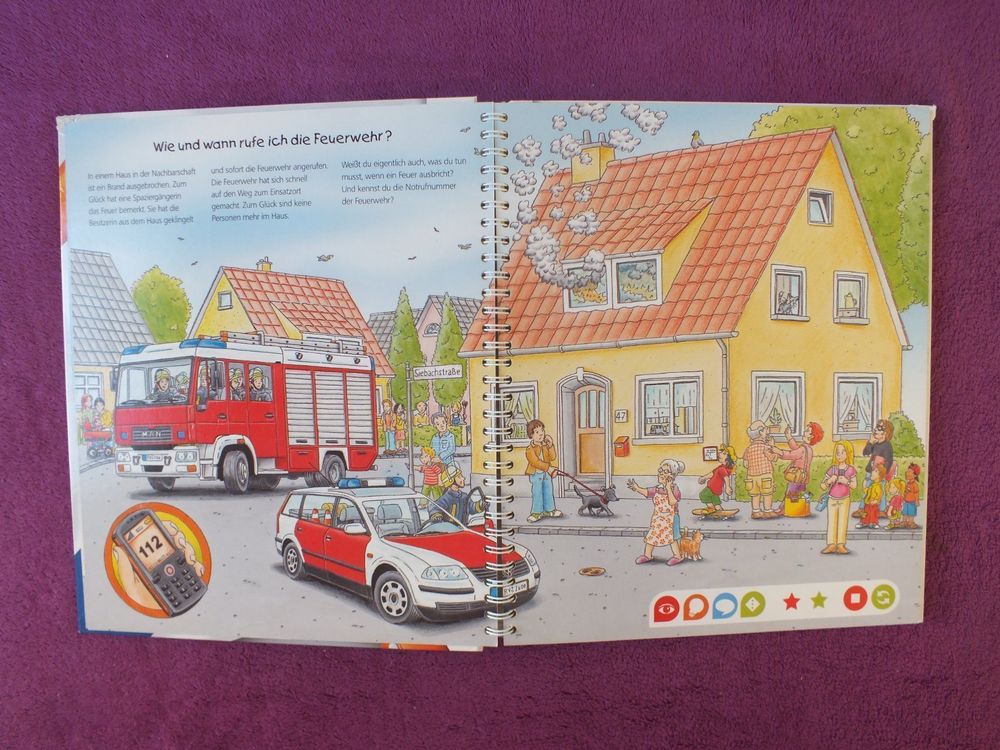 tiptoi Buch - Unterwegs mit der Feuerwehr (Gebraucht) in Müllheim Dorf ...