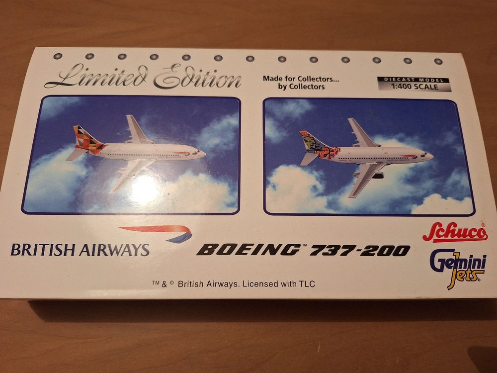 2x British Airways Boeing 737-200 Schuco G-BGDT + G-BGDE (Gebraucht) in ...