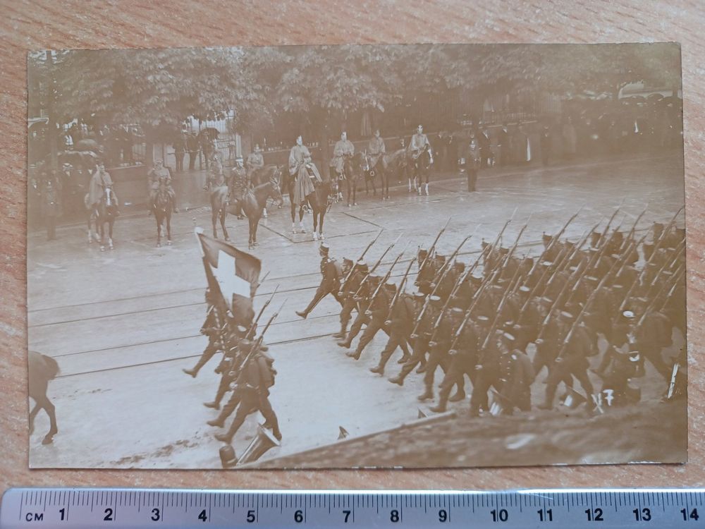 General Wille, Defilee, evtl. Luzern?, 1. Weltkrieg (7) | Kaufen auf Ricardo