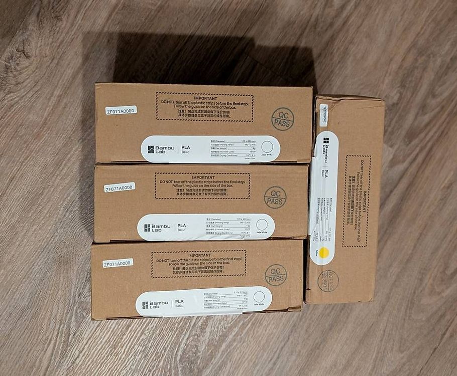 4x Bambulab PLA Basic Refill Filament (1KG) (Gebraucht) in Fräschels ...