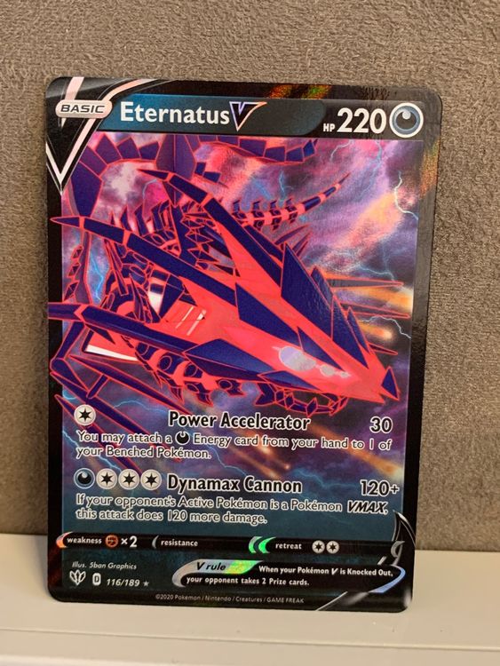 Eternatus V ENG Darkness Ablaze Pokemon 116/189 | Kaufen auf Ricardo