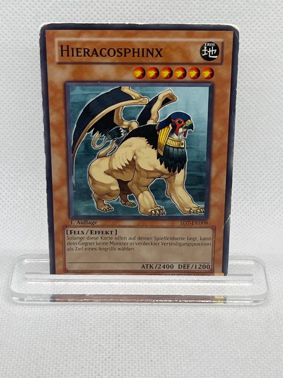 Yu-Gi-Oh! Karte Hieracosphinx SD7-DE009 1. Auflage | Kaufen auf Ricardo