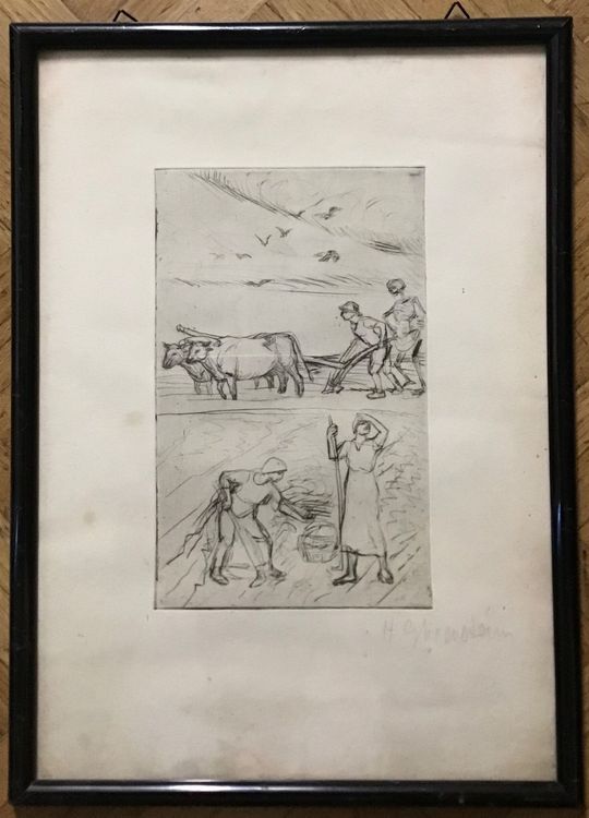 Interessante Radierung Unleserlich Signiert (Gebraucht) in Root für CHF 5 – mit Lieferung auf ...