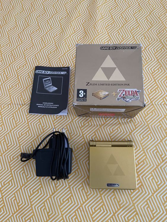 GameBoy Advance SP Zelda Limited Edition + OVP (Gebraucht) in ...