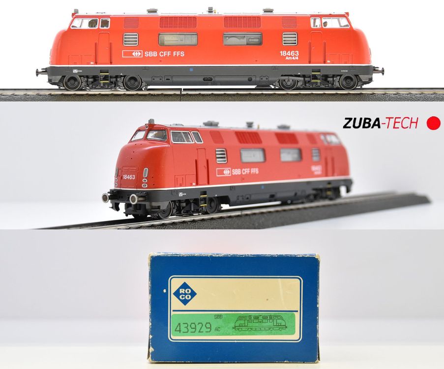 Roco 43929 Diesellok Am 4/4 SBB H0 WS Analog mit OVP (Gebraucht) in St ...