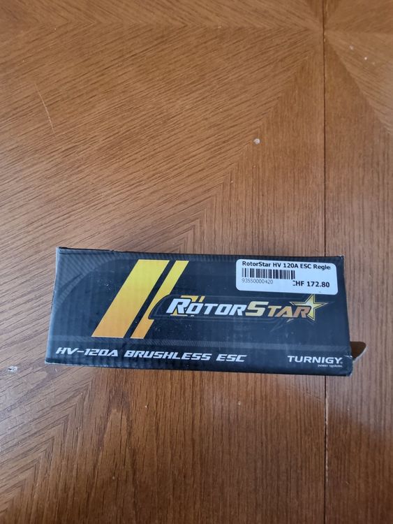 RotorStar HV 120A ESC Regler (Neu und originalverpackt) in Rüti für CHF 46 – mit Lieferung auf ...