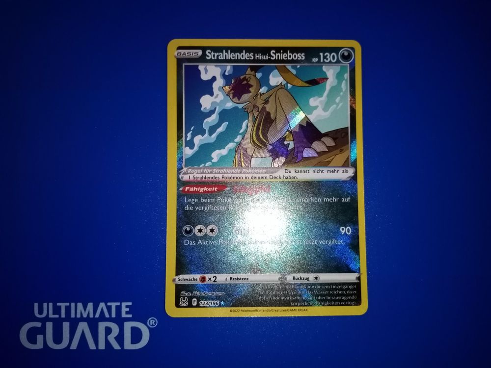 Pokémon Karte Strahlendes Hisui-Snieboss 123/196 Ultra Rare! (Neu ...