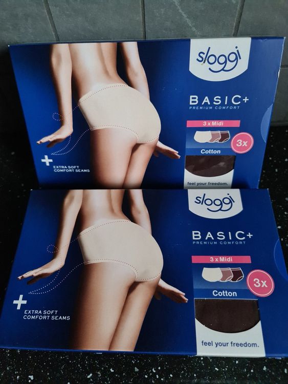 6 x Sloggi Basic+ Midi Gr. 48 *NEU* | Kaufen auf Ricardo