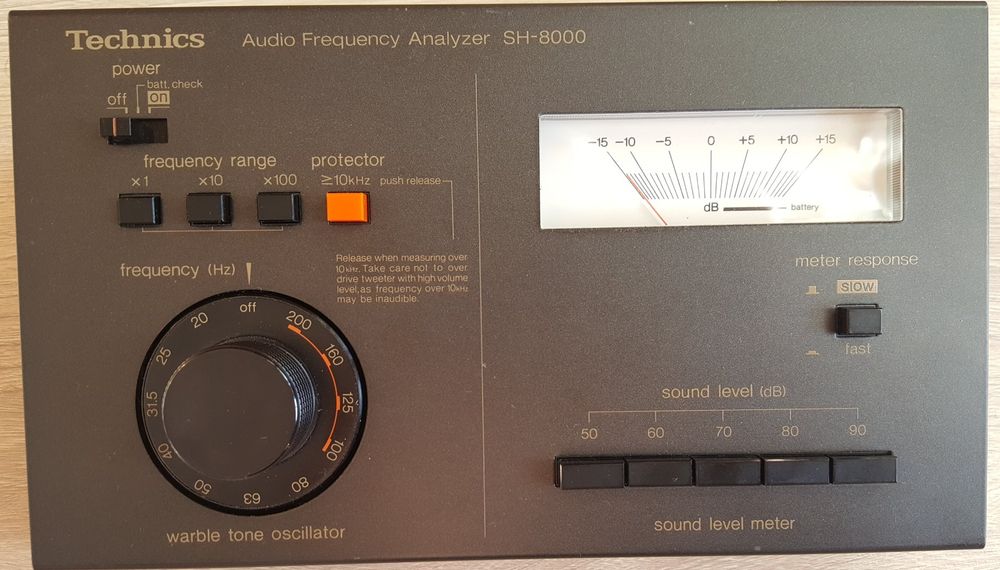 Technics SH-8000 - Spektrumgenerator und Analysator (Gebraucht) in ...