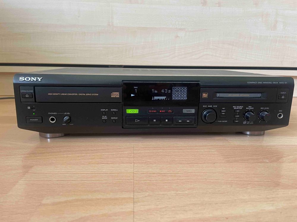 Sony MXD-D1 CD MD Player Recorder Kombigerät & Fernbedienung (Gebraucht ...
