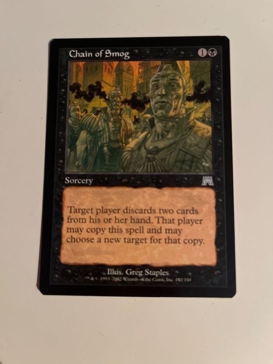 1 x Chain of Smog - Magic: The Gathering - MtG (Gebraucht) in Kriens für CHF 4.6 – mit Lieferung ...