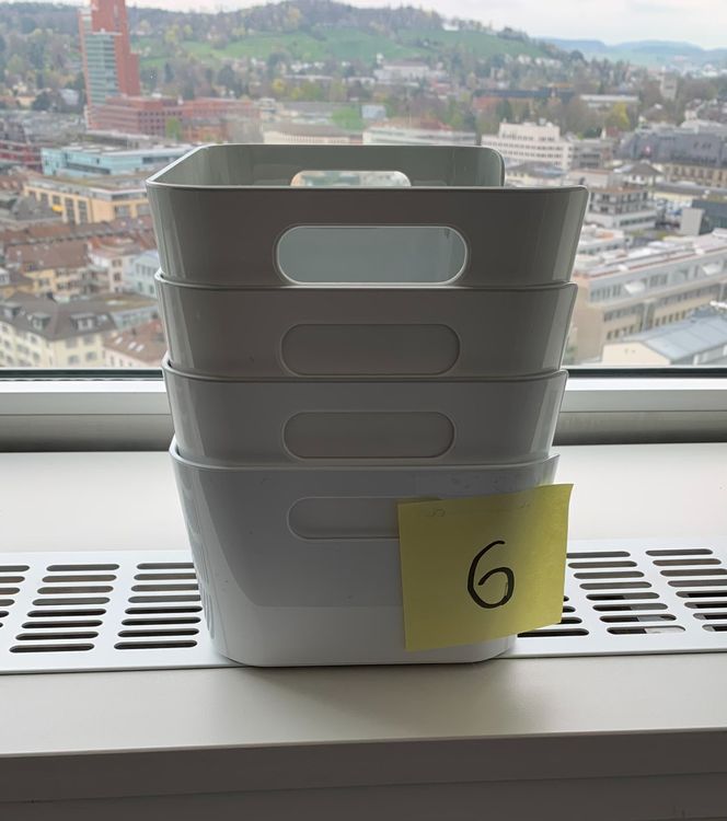 Box, weiss, 34x24 cm, 4 Stück (Gebraucht) in Winterthur für CHF 30 ...