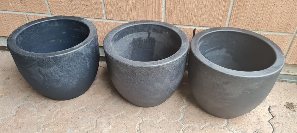 Teraplast Pot Tondo Veneto Anthracite | ⌀ 32 | 10.4 l (Gebraucht) in ...