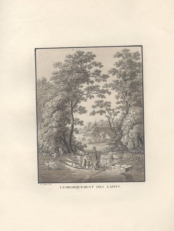 L'ILE SAINT-PIERRE OU L'ILE DE ROUSSEAU......env. 1815 (D'occasion) à ...