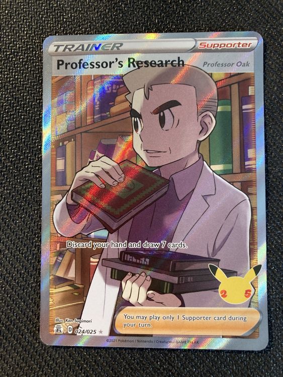 Pokémon card professor’s research full Art trainer ENG | Kaufen auf Ricardo