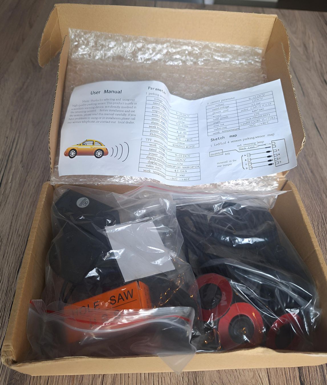 Radar de recul universel 4 capteurs – Kit complet – NEUF ! (Neuf avec ...