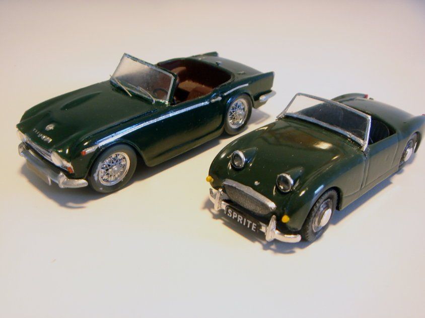 TRIUMPH TR 4 und AUSTIN Healey SPRITE Mk1 1:32 (Gebraucht) in Stans für ...